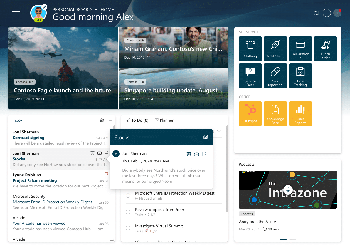 Inbox Widget | Quick Email Access | Ichicraft Boards