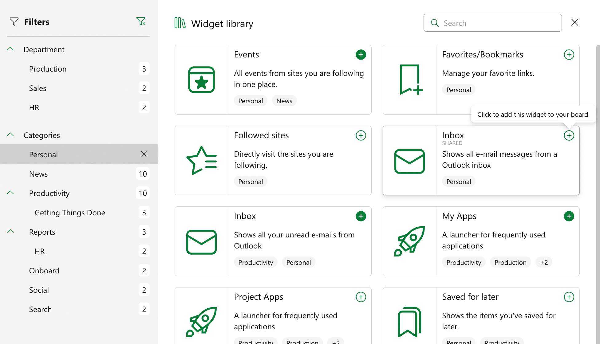 Adding Widgets to Your Board | - Ichicraft Boards